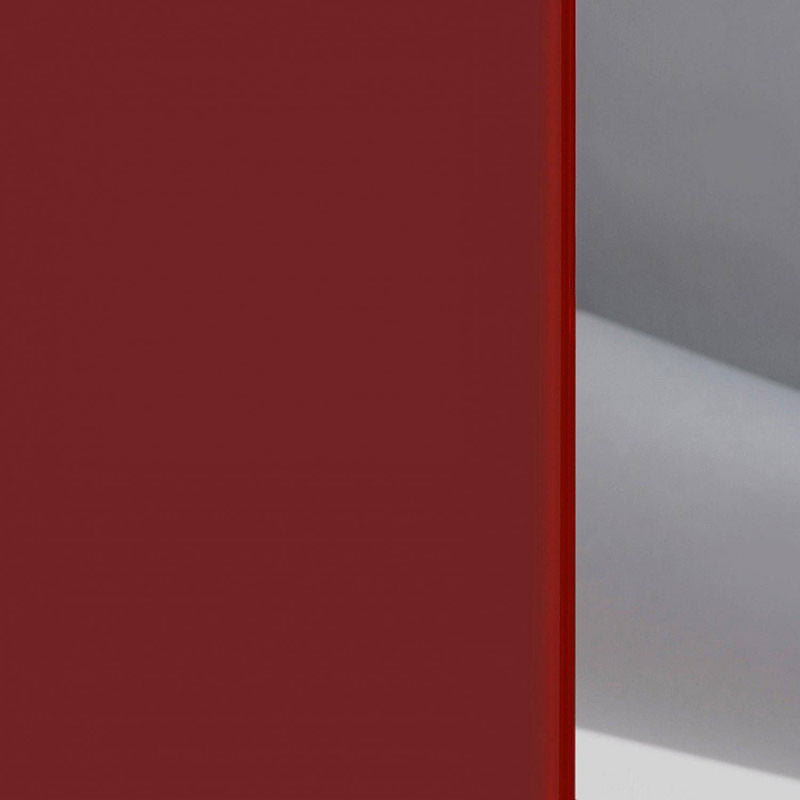 Verre Laqué Rouge sur mesure - Toutverre